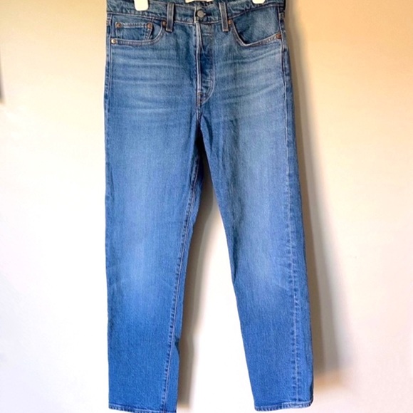 Levi's | Jeans | Levis Premium Wedgie Straight Button Fly Denim Jeans Size 29 | Poshmark